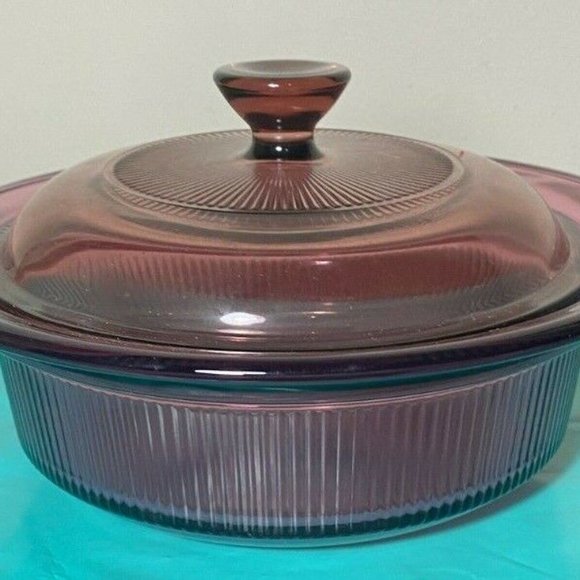 Pyrex | Kitchen | Pyrex Vision Ware Cranberry V3b 24 Oz 750 Ml Covered ...